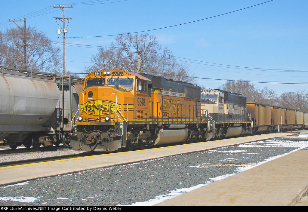 BNSF 9848, CP's Tomah Sub.